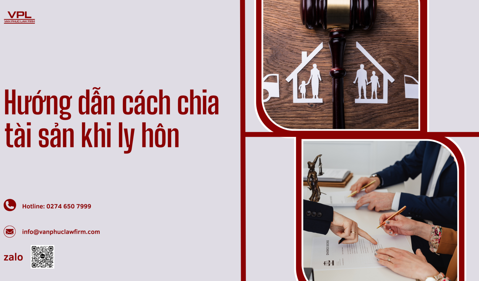 HƯỚNG DẪN CÁCH CHIA TÀI SẢN KHI LY HÔN, CÔNG TY LUẬT VẠN PHÚC LỘC